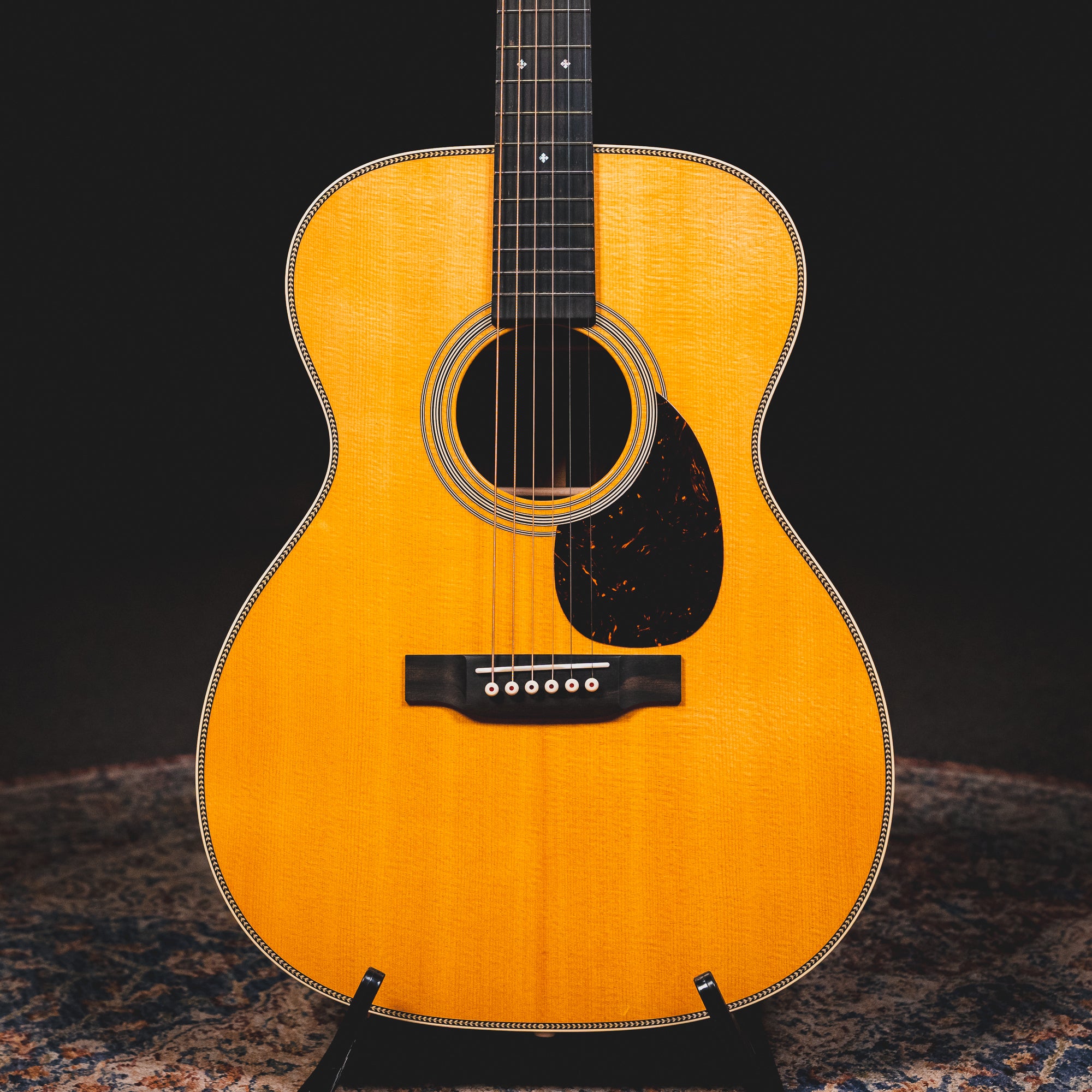 2024 Martin OM-28 Standard Acoustic Guitar, Natural w/ OHSC - Used