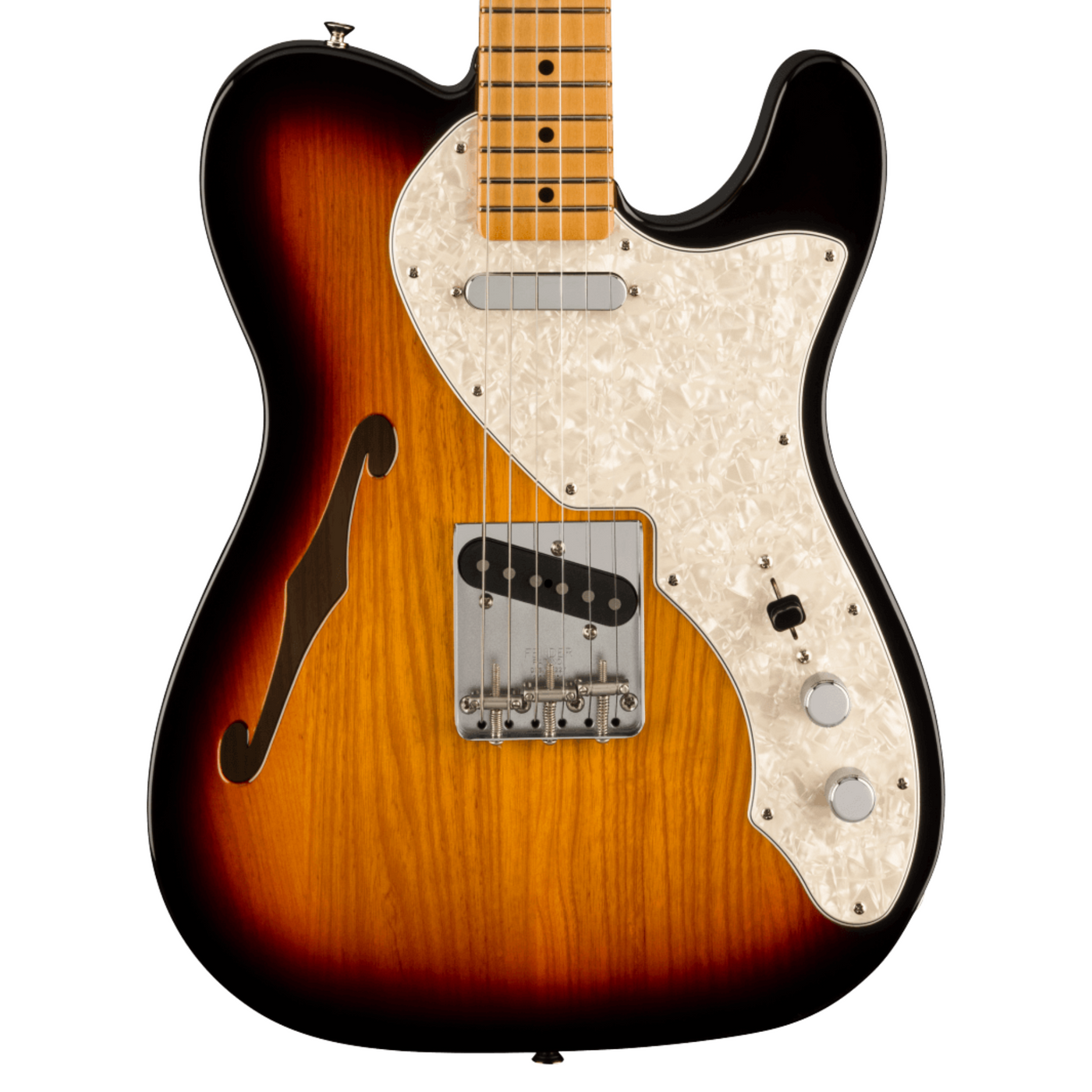 Fender Vintera II ‘60s Telecaster Thinline Electric Guitar, Maple, 3-c
