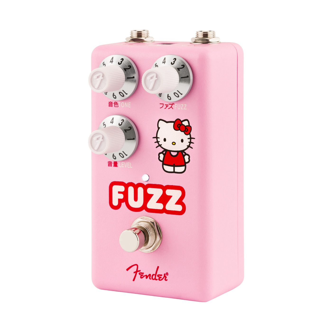Fender Limited Edition Hello Kitty Fuzz Effect Pedal, Pink