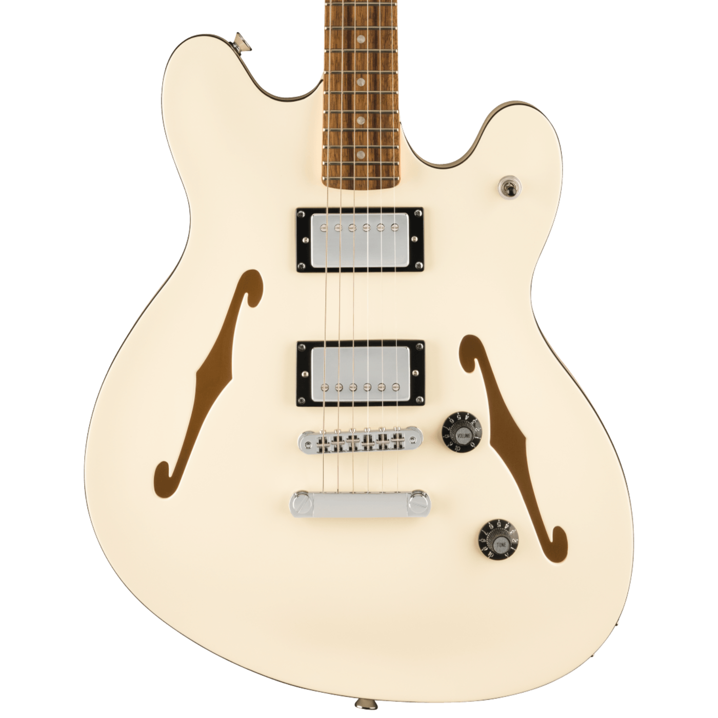 Squier Affinity Series Starcaster Deluxe Electric Guitar, Olympic Whit
