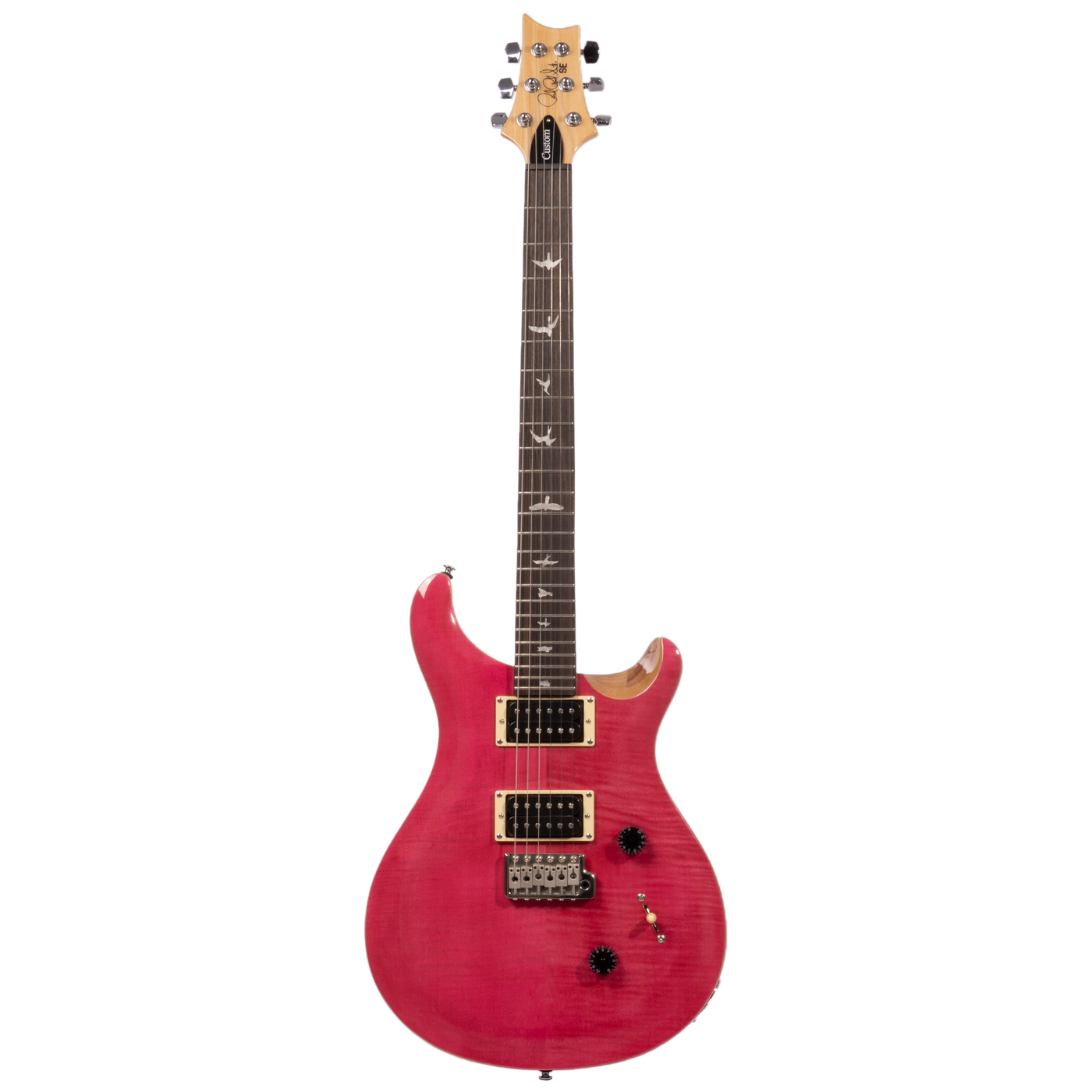 PRS SE Custom 24 Electric Guitar, Bonnie Pink