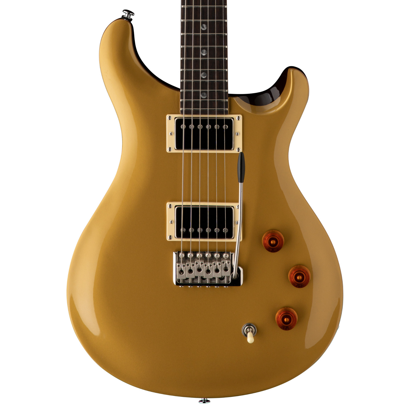PRS SE DGT Signature Gold Top Electric Guitar with Moon Inlays, Gig Ba