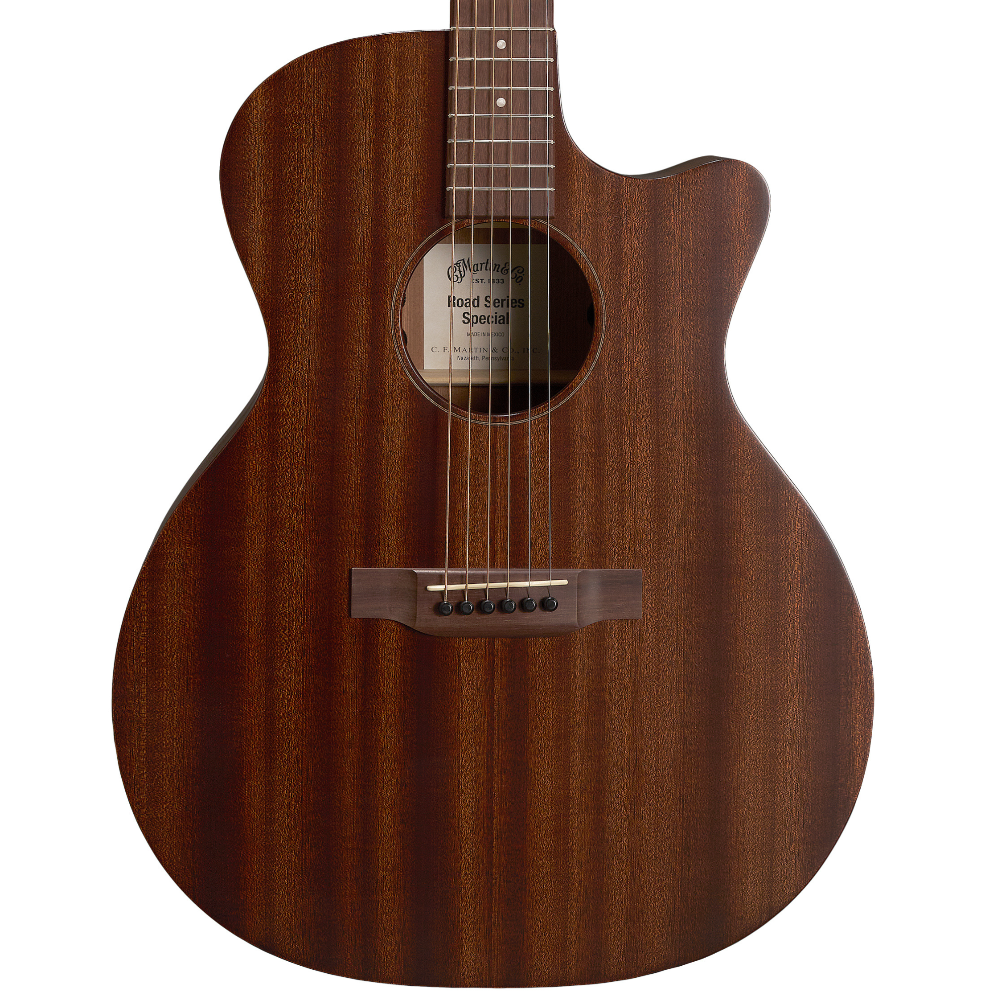 Martin Road Series Special GPC-10E Acoustic-Electric Guitar, Satin Sap