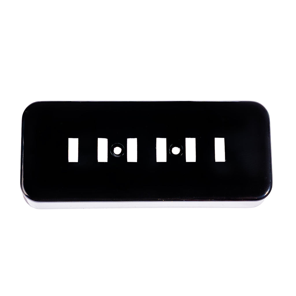 Lollar Cover for P-90 Soapbar Staple Pickup, Black