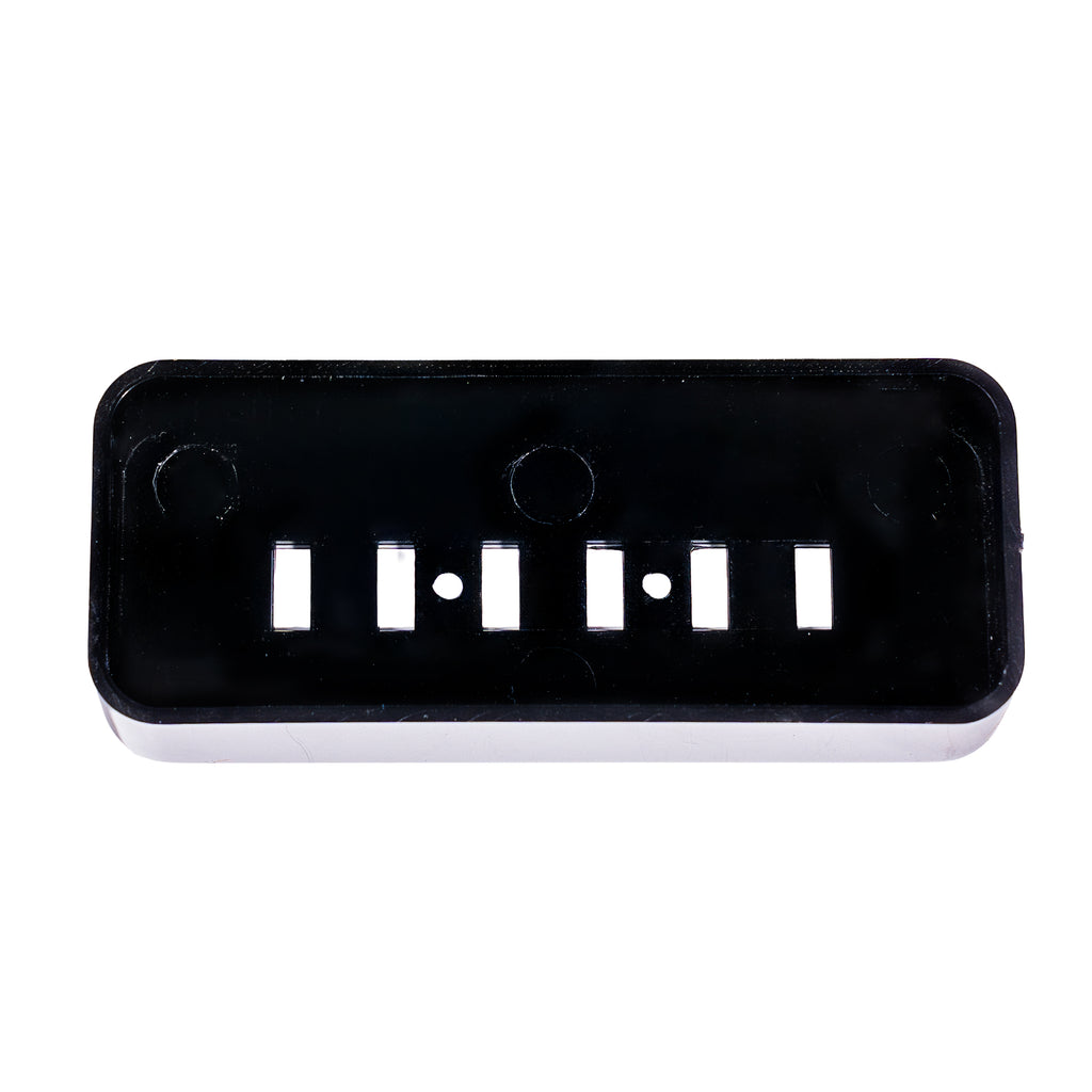 Lollar Cover for P-90 Soapbar Staple Pickup, Black