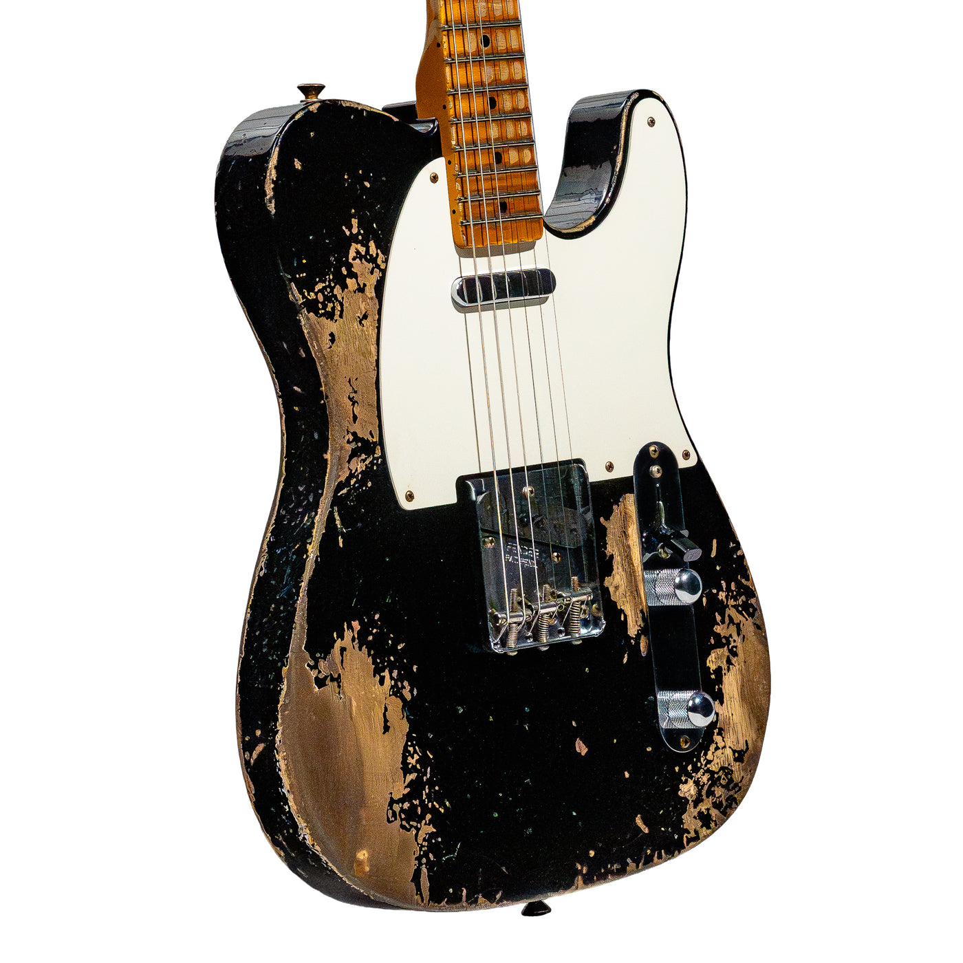 Fender Custom Shop Limited Telecaster Super Heavy Relic Guitar, Black
