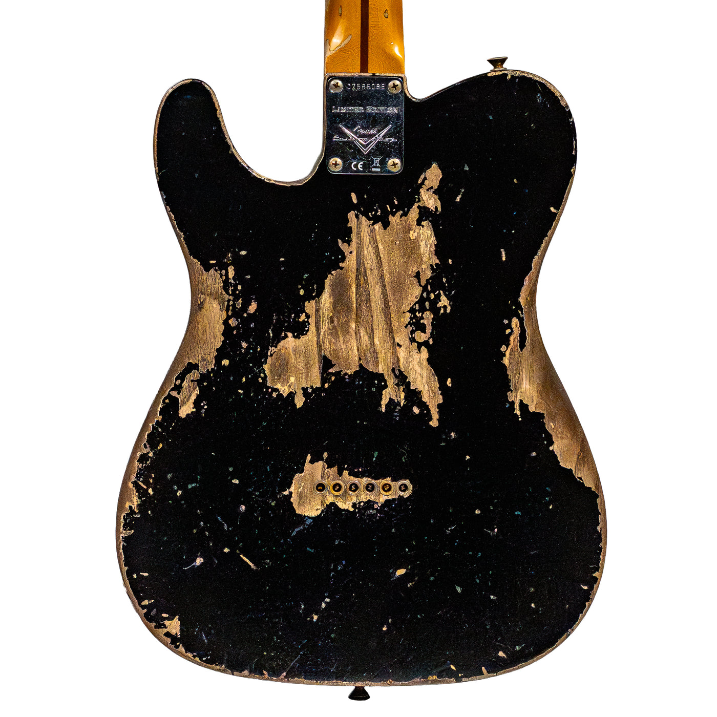Fender Custom Shop Limited Telecaster Super Heavy Relic Guitar, Black