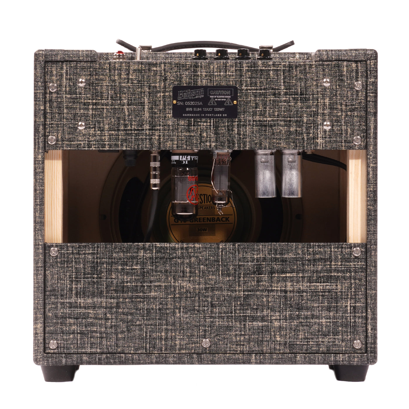 Benson Vinny Reverb 5-Watt 1x10” Tube Combo Amplifier, Night Moves/Sil