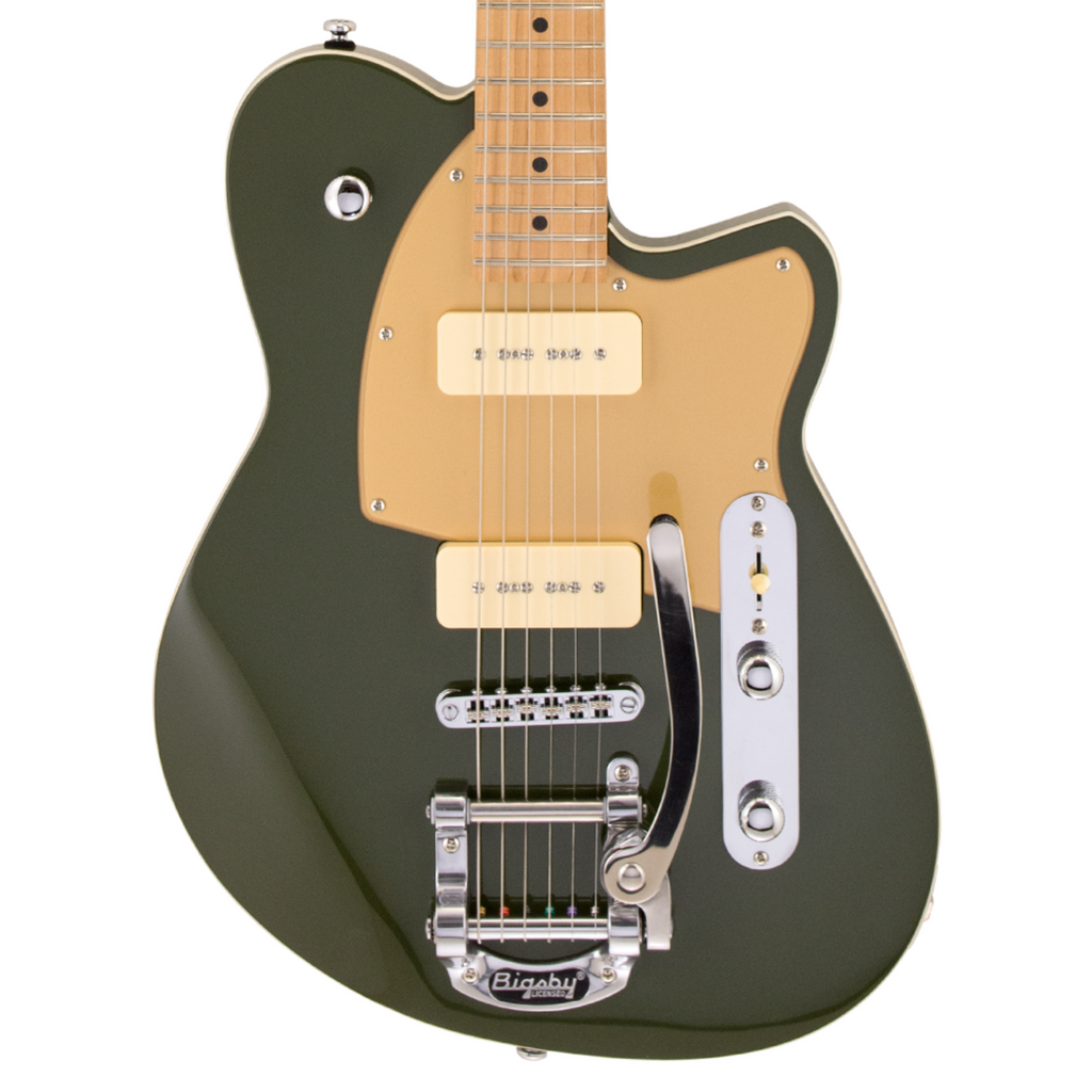 Reverend Charger 290 Bigsby Electric Guitar, Roasted Maple Fingerboard