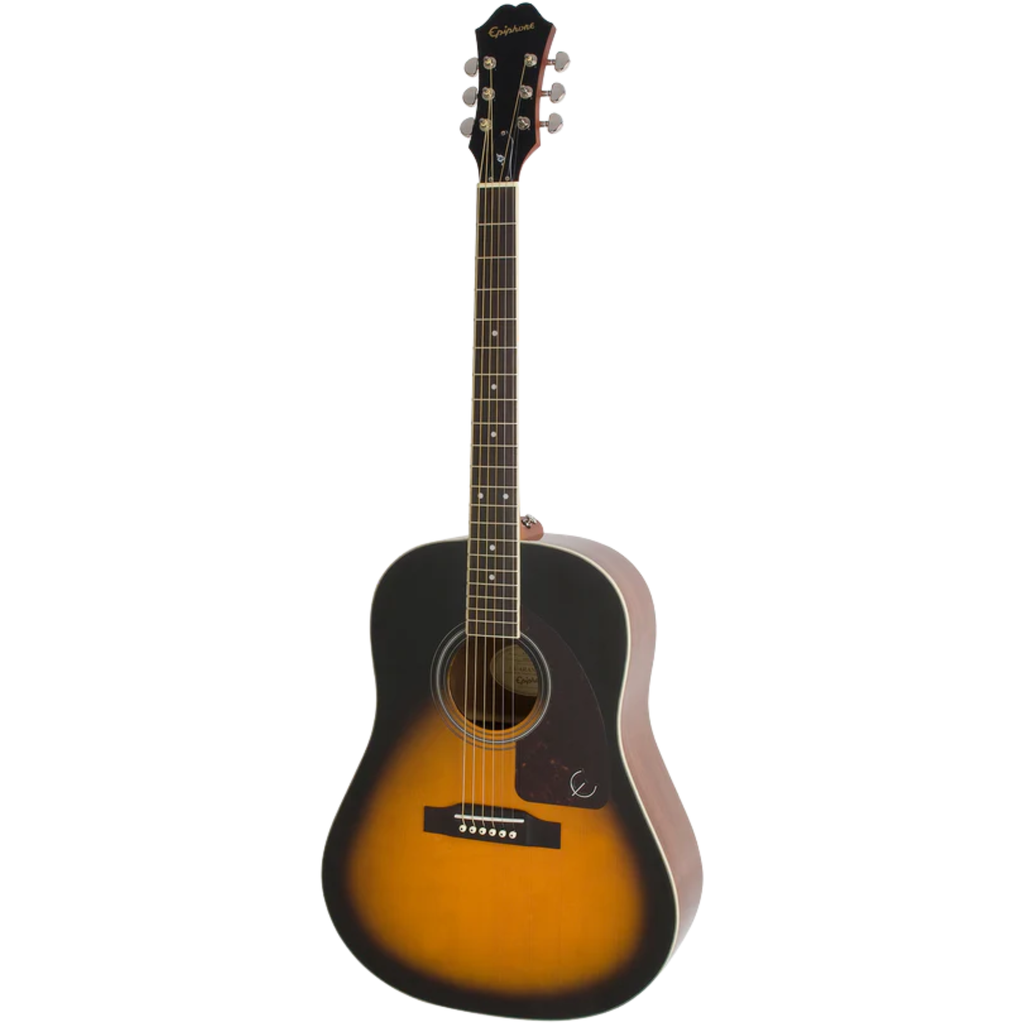 Epiphone J-45 Studio Acoustic Guitar, Solid Sitka Spruce Top, Vintage