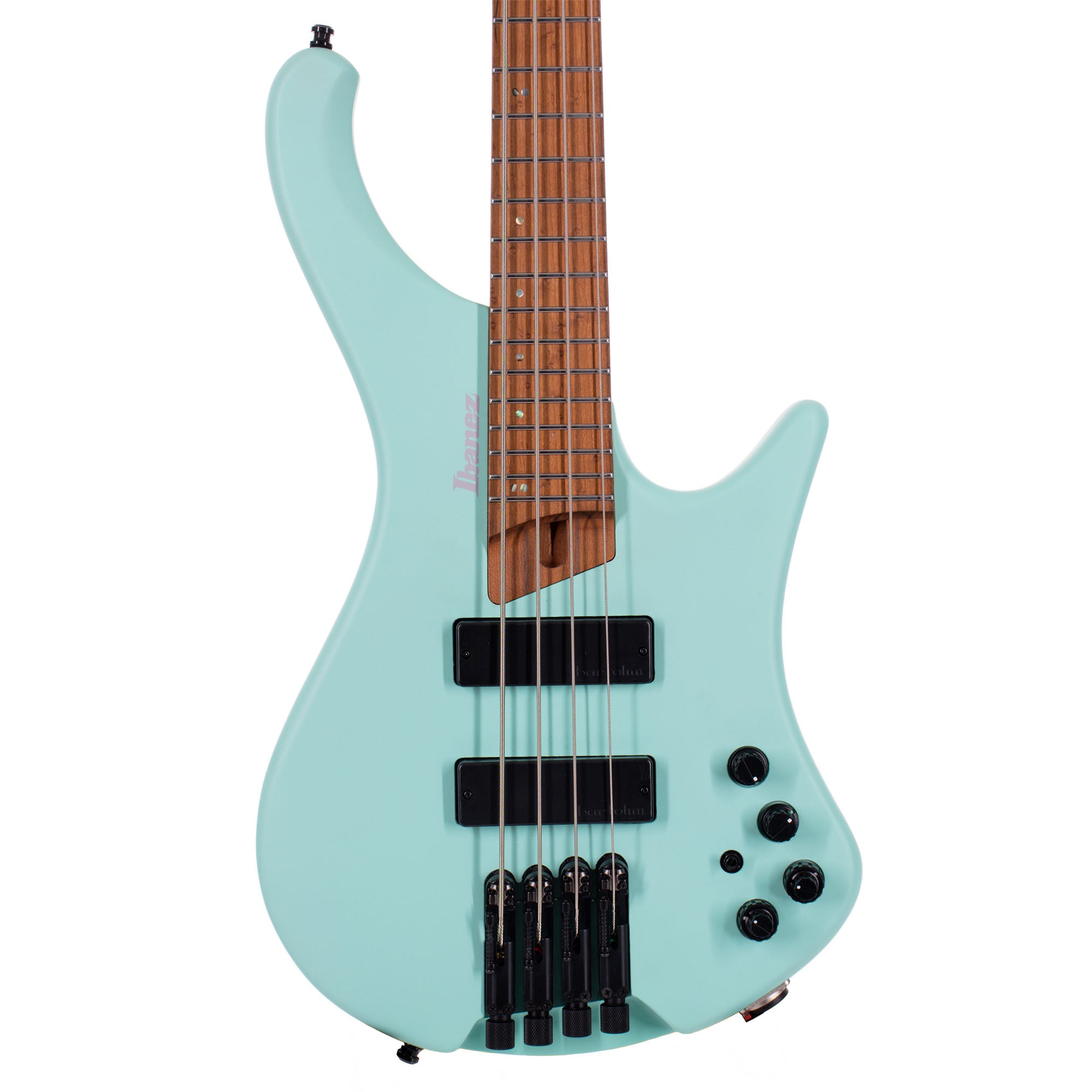 Ibanez EHB Ergonomic Headless 4 String Bass Guitar With Bag, Sea Foam