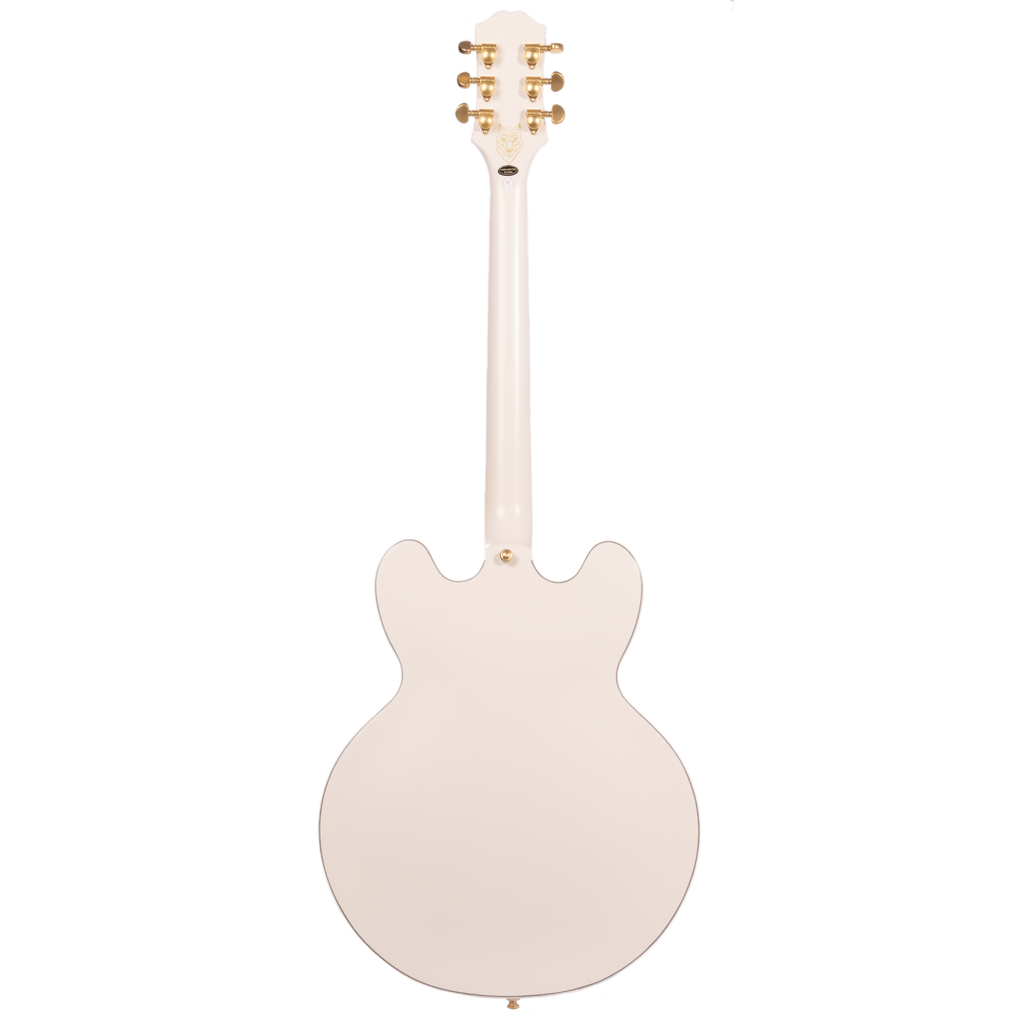 Epiphone Emily Wolfe White Wolfe Sheraton with EpiLite Case, Aged Bone