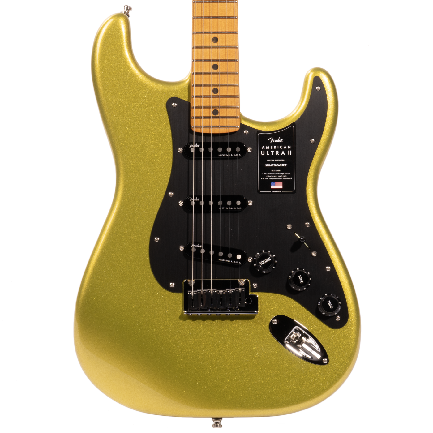 Fender American Ultra II Stratocaster Electric Guitar, Maple Fingerboa