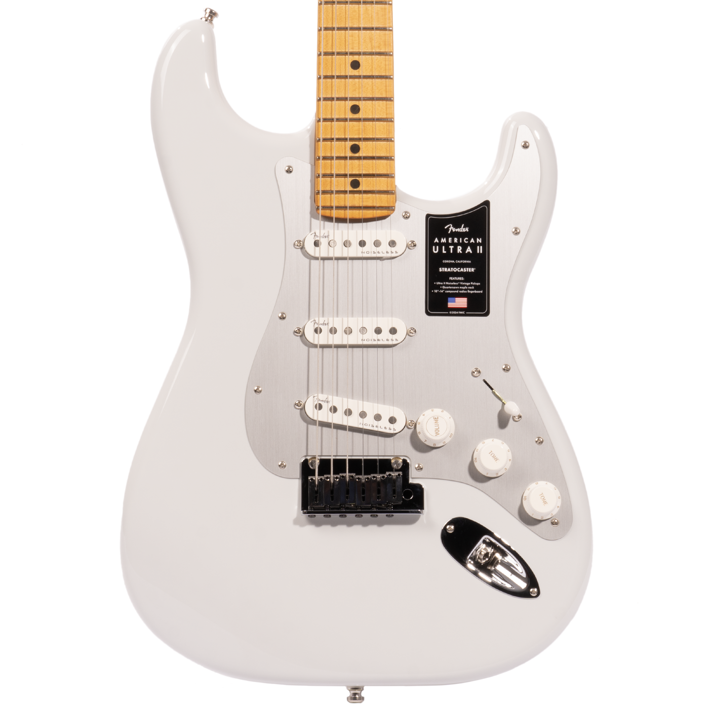 Fender American Ultra II Stratocaster Electric Guitar, Maple Fingerboa