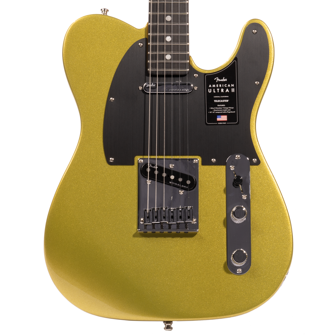 Fender American Ultra II Telecaster Electric Guitar, Ebony Fingerboard