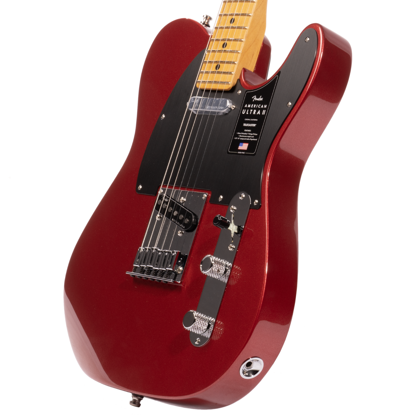 Fender American Ultra II Telecaster Electric Guitar, Maple Fingerboard