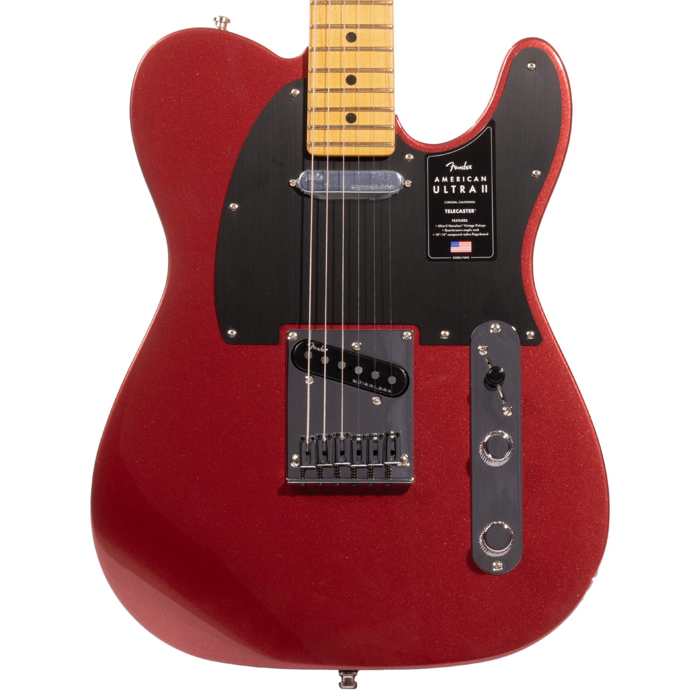 Fender American Ultra II Telecaster Electric Guitar, Maple Fingerboard