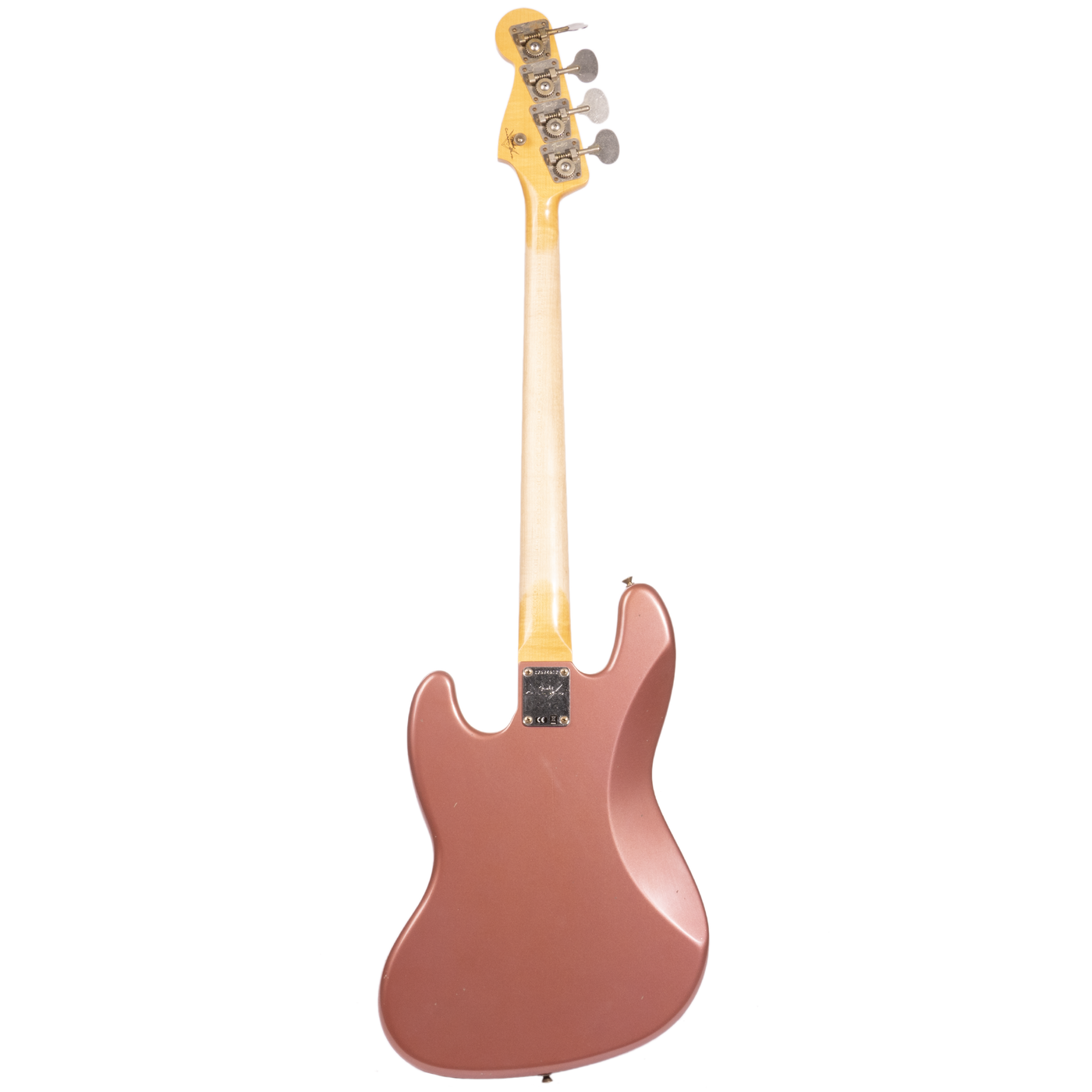 Fender Custom Shop '66 Jazz Bass Journeyman, Aged Burgundy Mist w/ Mat