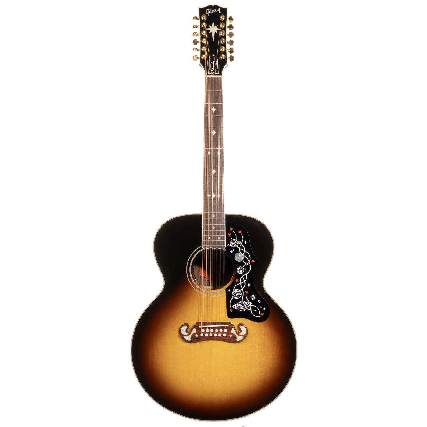 Gibson Custom Brian May SJ-200 12-String Acoustic-Electric Guitar, Vin