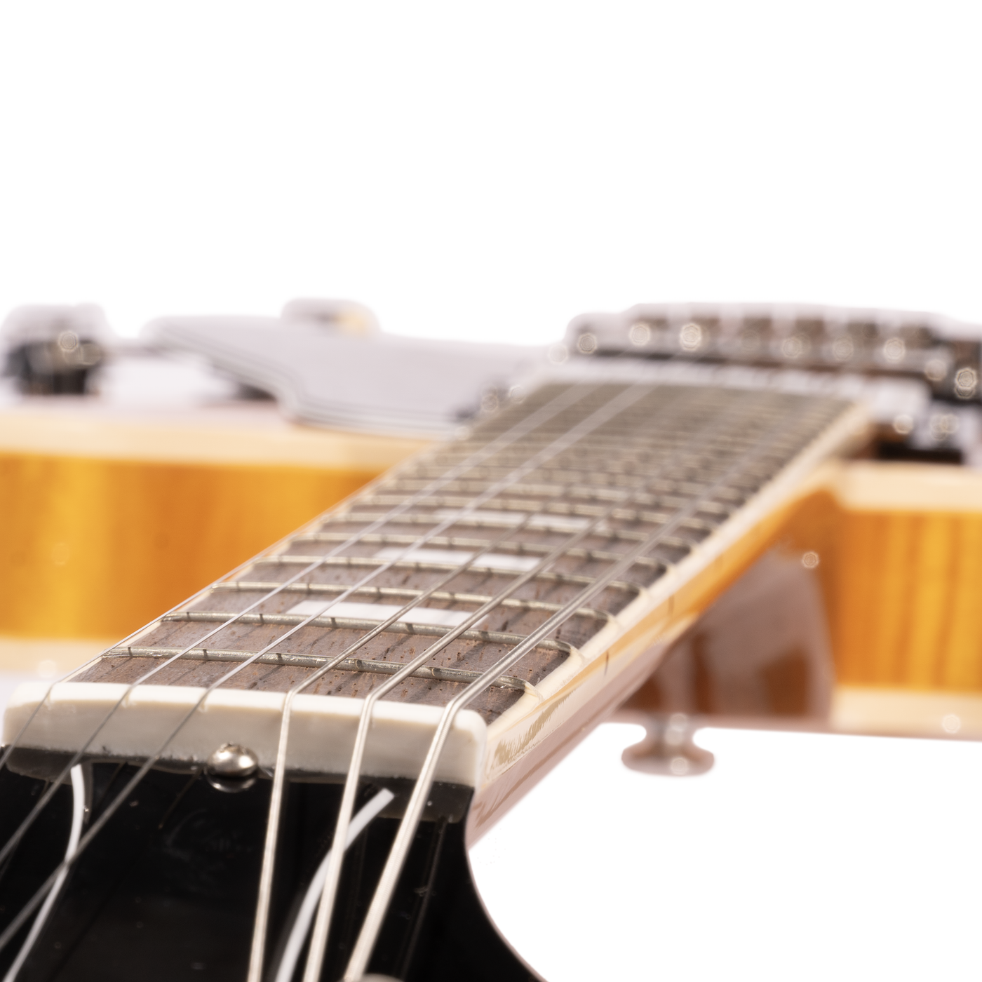 Gibson ES-335 Figured Semi-Hollow Electric Guitar, Honey Amber