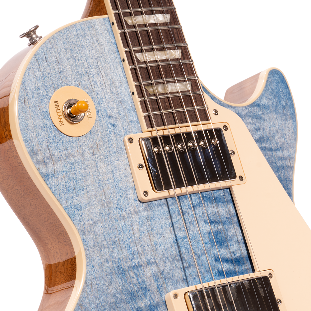Gibson Les Paul Standard ‘60s Figured Top Electric Guitar, Ocean Blue