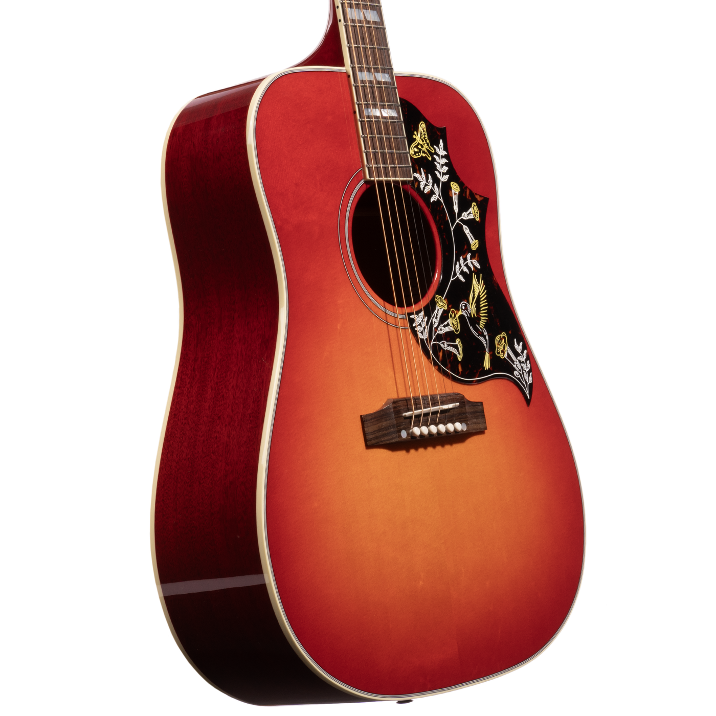 Gibson Hummingbird Standard Acoustic-Electric Guitar, Vintage Cherry S