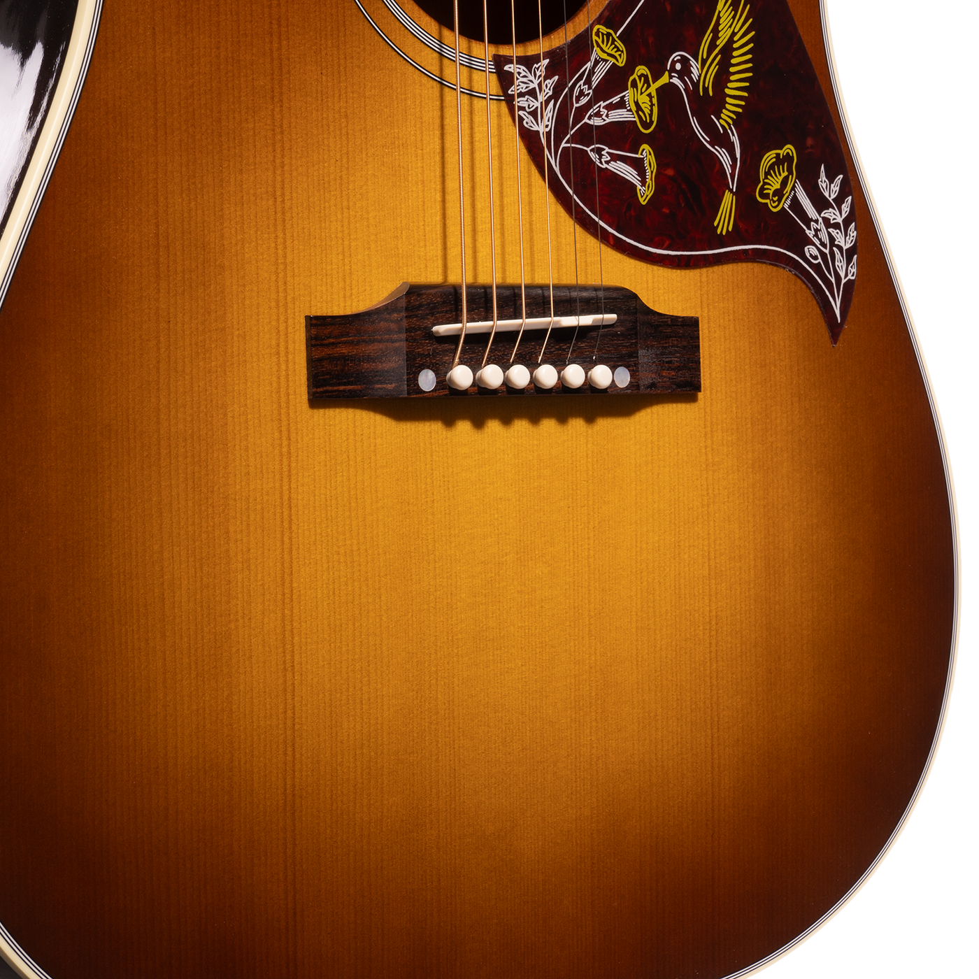Gibson Hummingbird Standard Acoustic/Electric Guitar, Adirondack Red S
