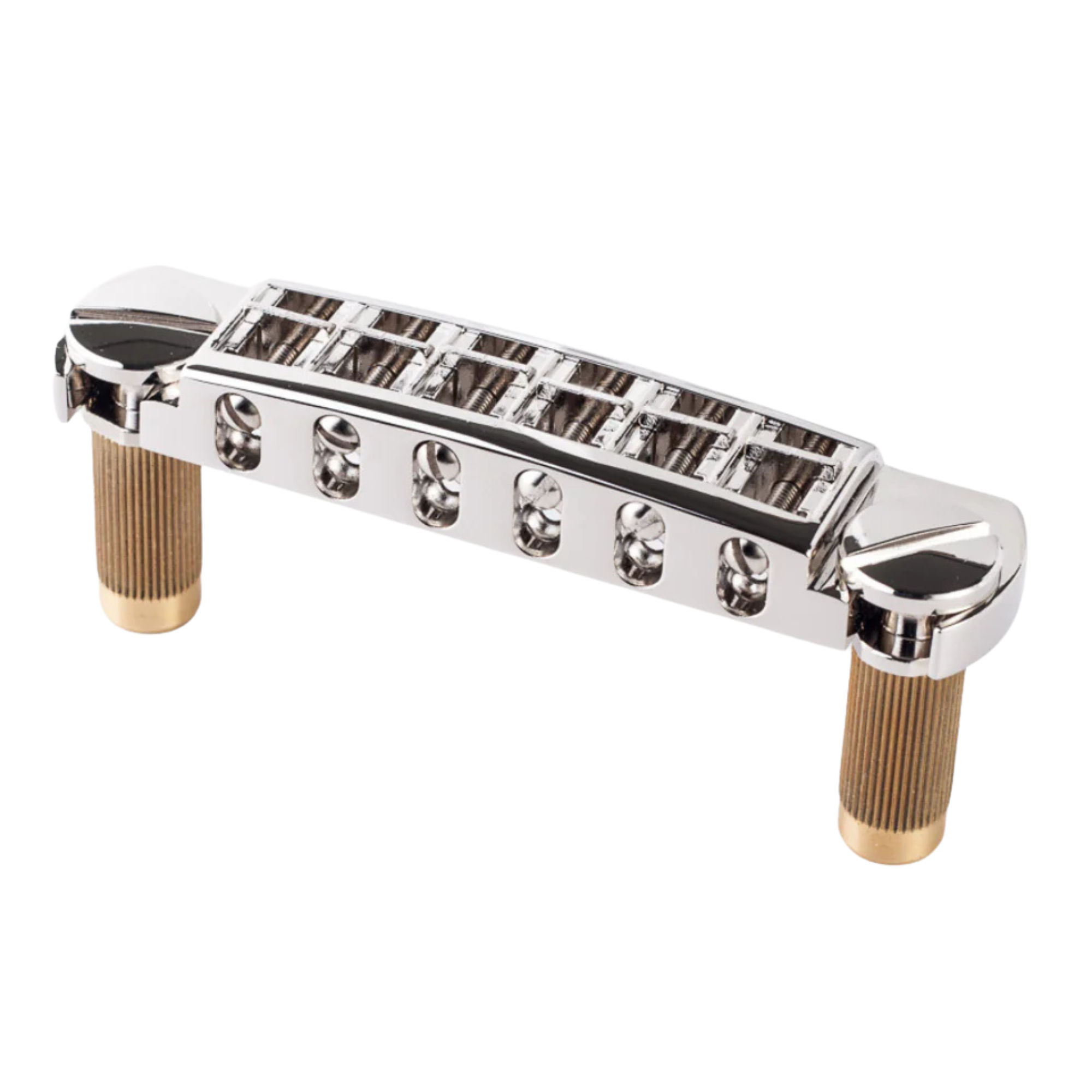 Tonepros Wraparound Bridge w/ Metric Locking Studs, Nickel