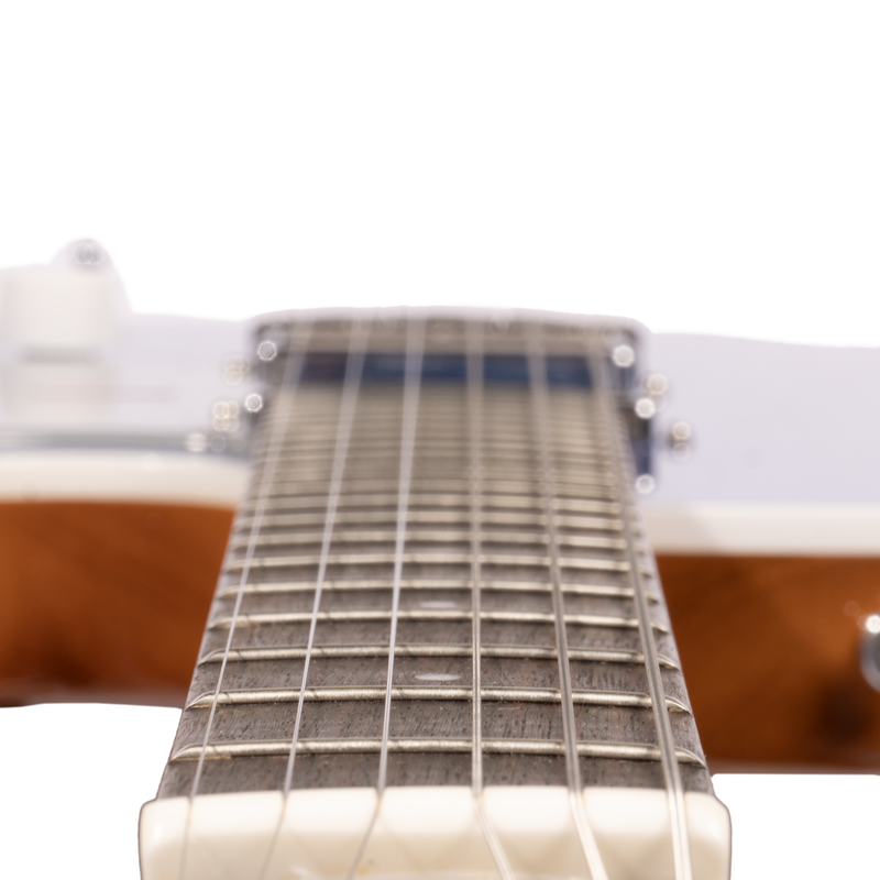 Harmony Standard Jupiter Thinline Electric Guitar with Case, Sky Blue