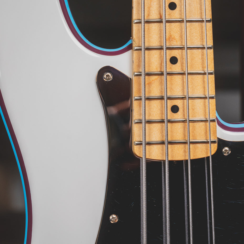 2015 Fender Steve Harris Signature Precision Bass Guitar, Olympic Whit