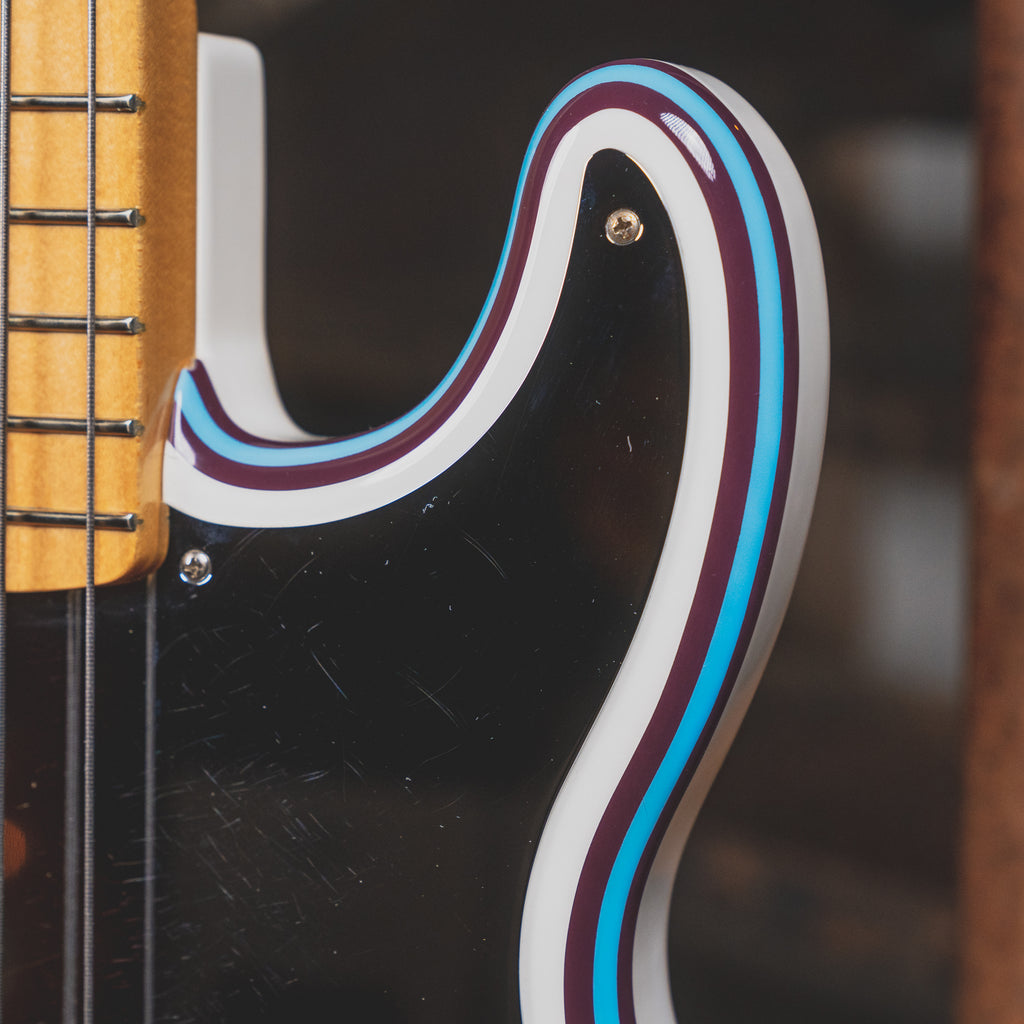 2015 Fender Steve Harris Signature Precision Bass Guitar, Olympic Whit
