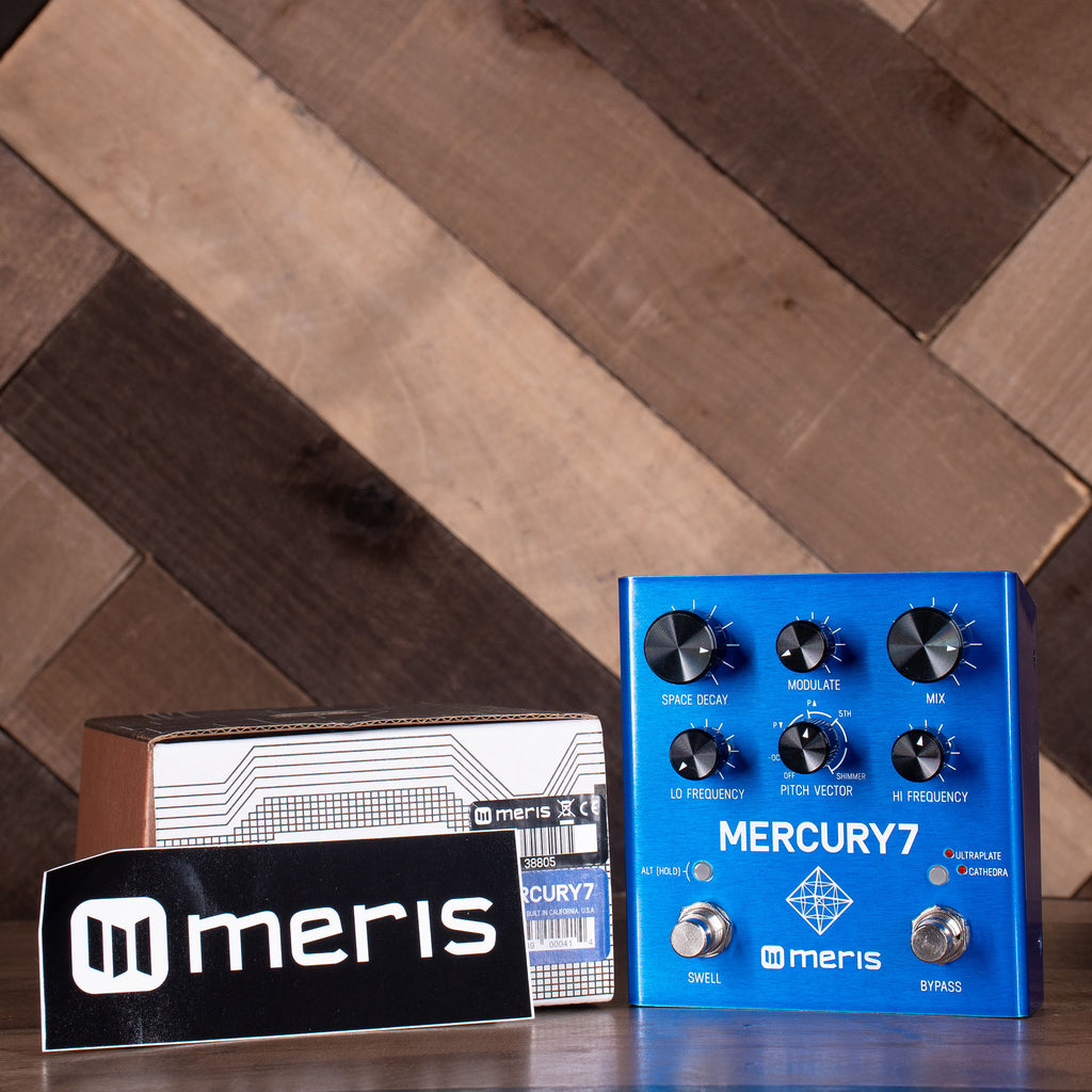 Meris Mercury7 Algorithmic DSP Reverb Effect Pedal w/ Original Box - U