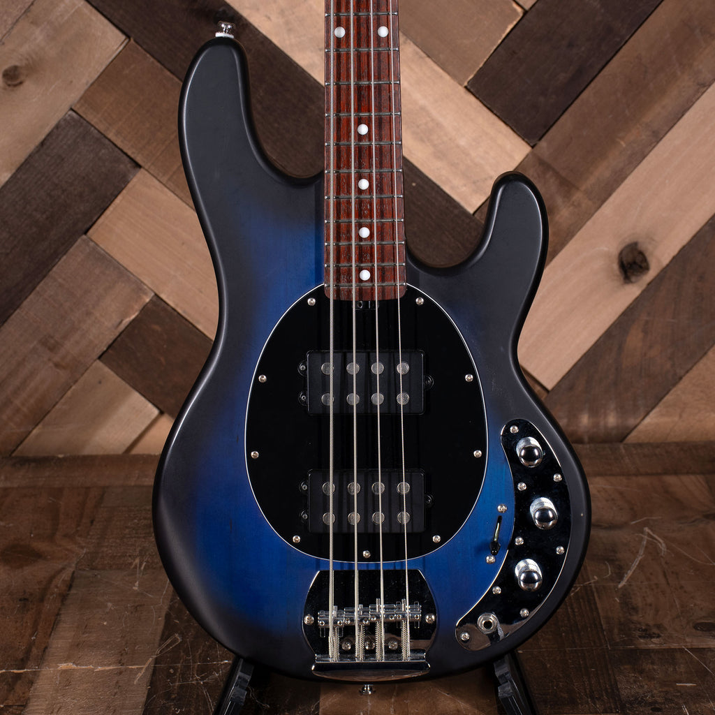 Music Man Sub Series Bass Guitar HH. Pacific Blue Burst With Bag - Use