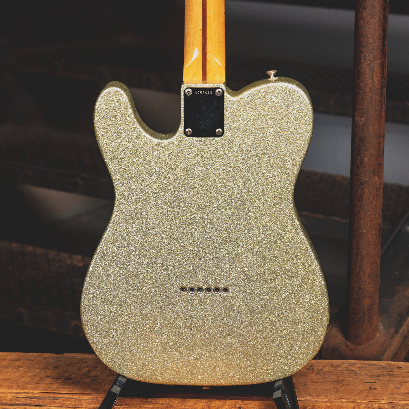 1994 Fender Custom Shop Telecaster Electric Guitar, Silver Sparkle w/O