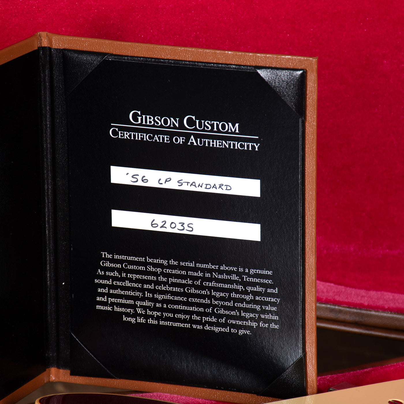 2022 Gibson Custom '56 Historic Reissue Les Paul With Bigsby, Heritage