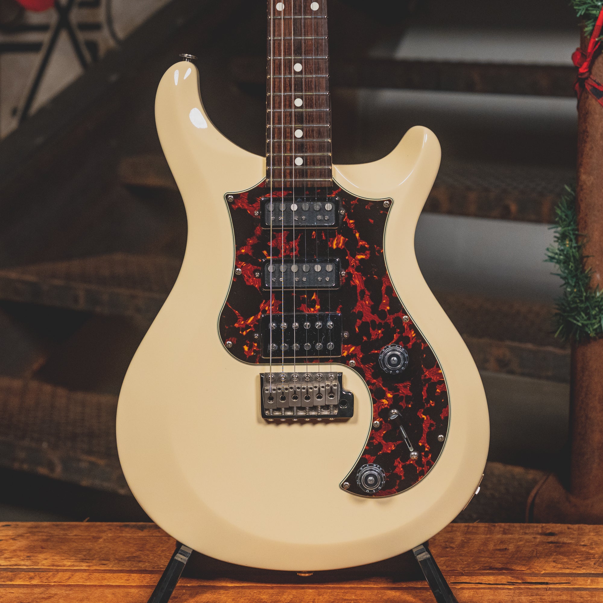 2018 PRS S2 Studio Electric Guitar, Antique White w/Bag - Used