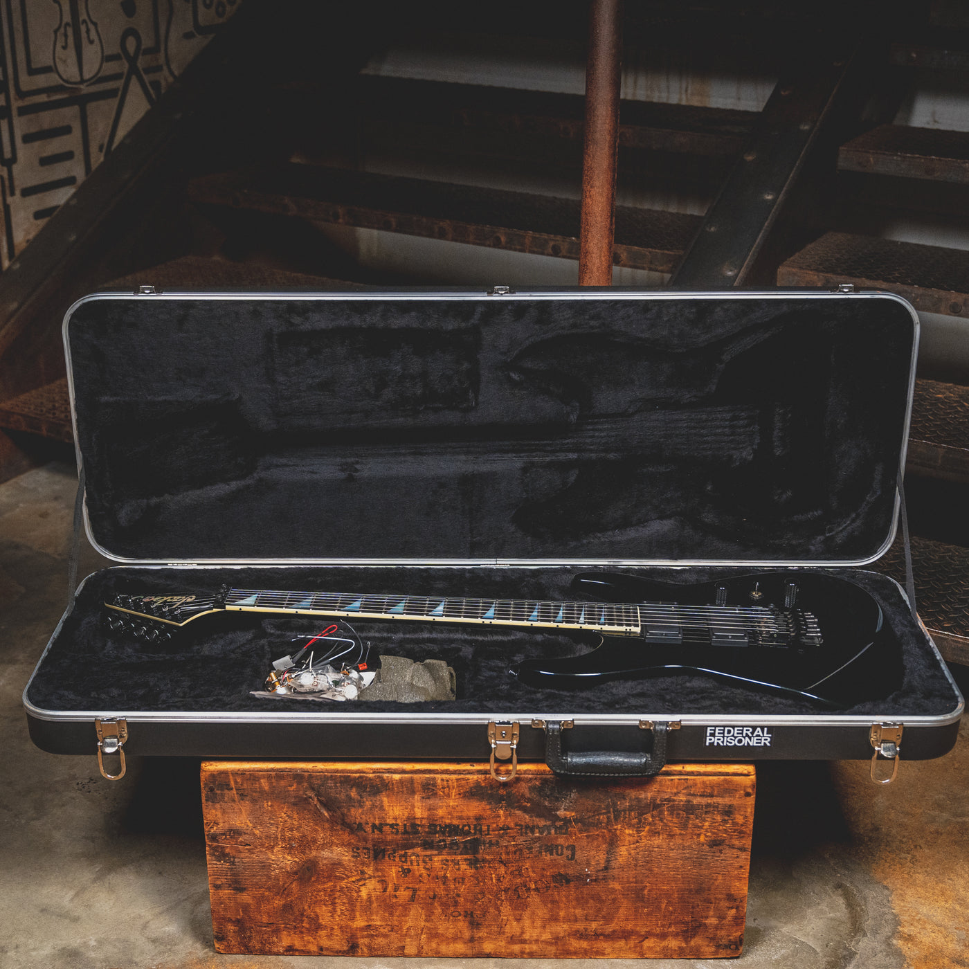 2007 Jackson SL2H Select Series Soloist Electric Guitar, Black w/OHSC