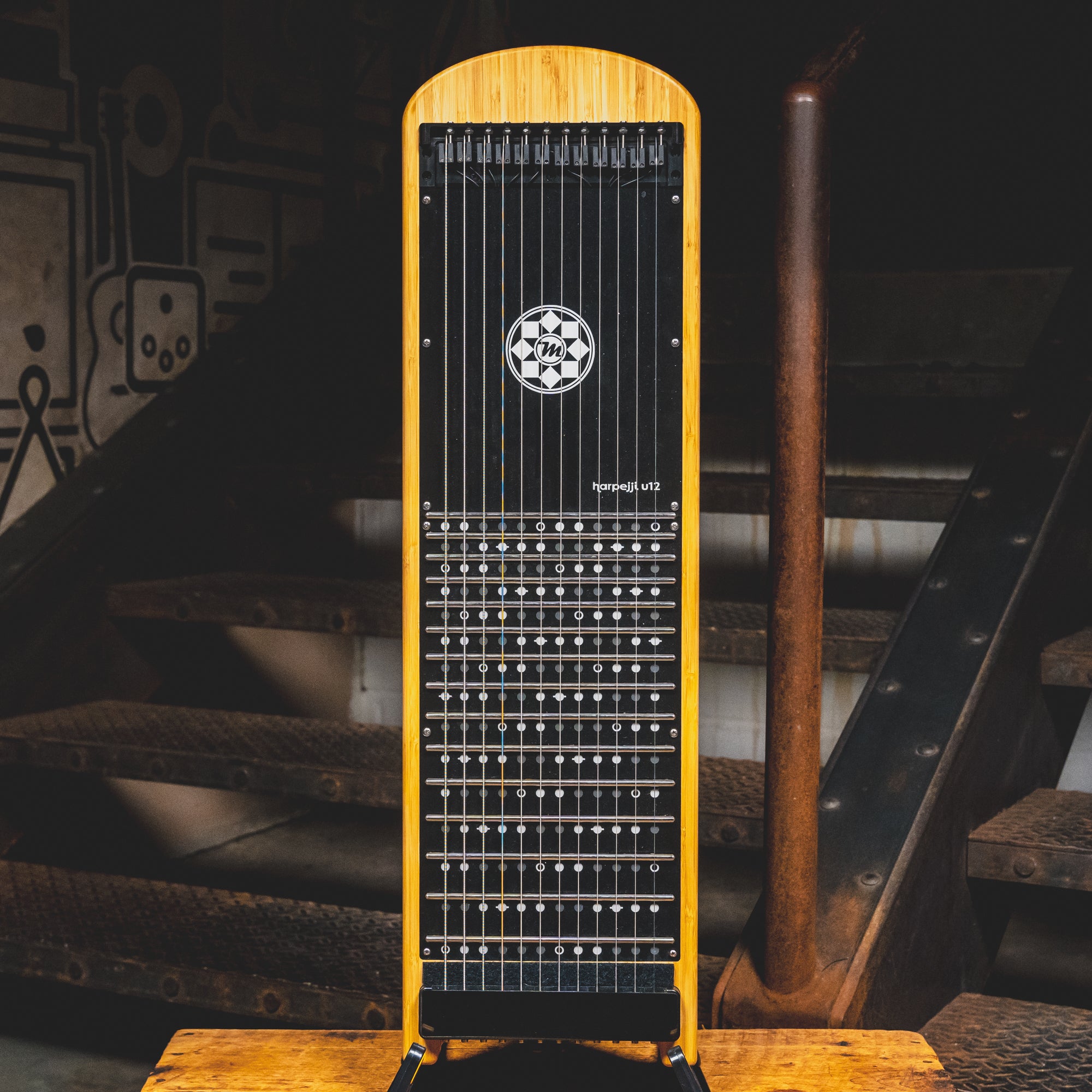 2017 Marcodi Harpejji U12, Bamboo w/Case - Used