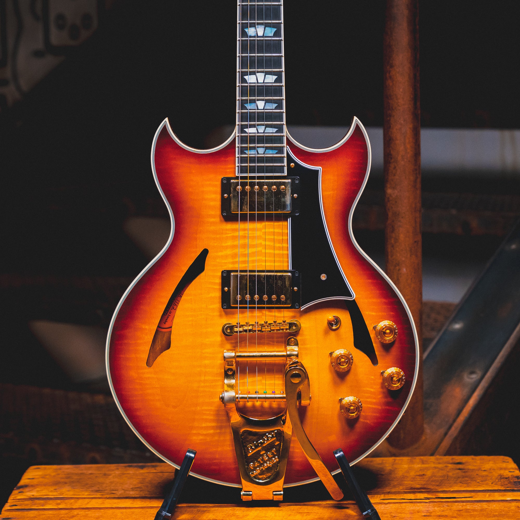 2011 Gibson Custom Shop Johnny A Signature Electric Guitar, Sunset Glo