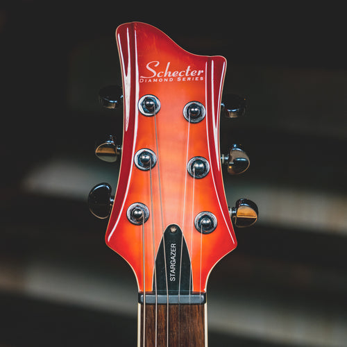 2008 Schecter Stargazer Electric Guitar, Redburst w/OGB - Used 2008 Schecter Stargazer Electric Guitar, Redburst w/OGB - Used
