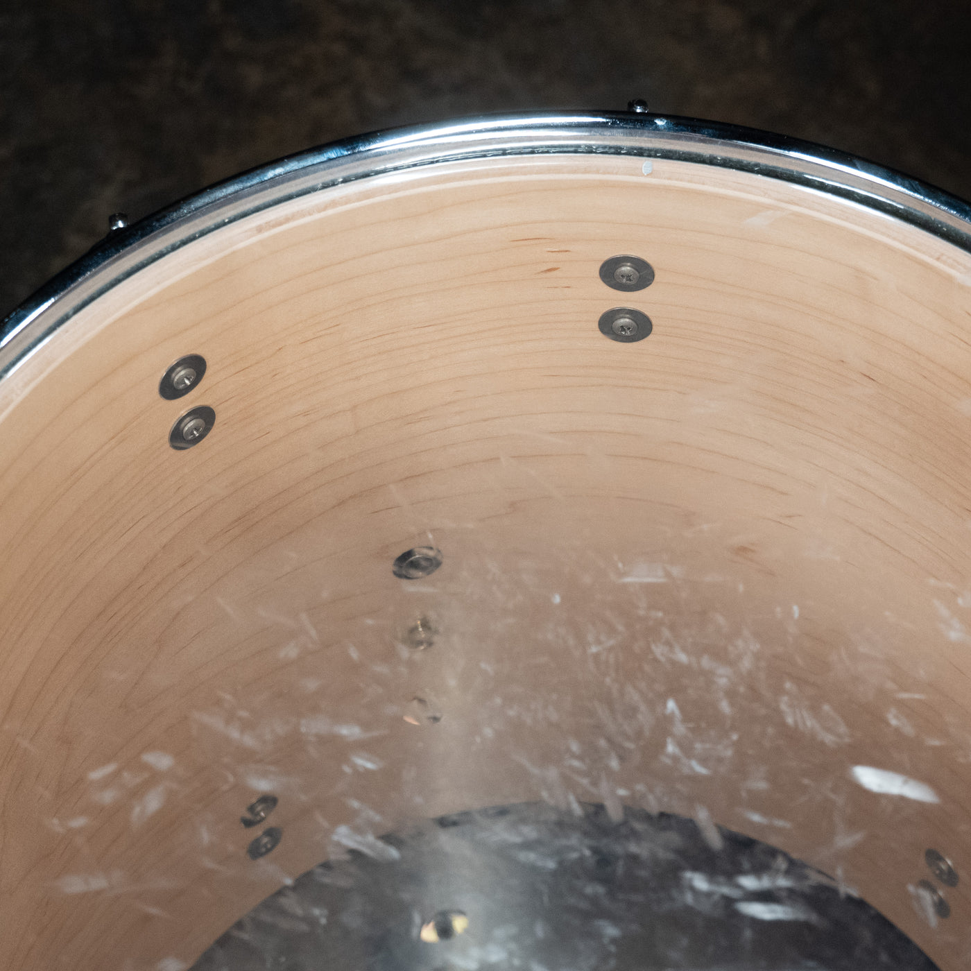 Ludwig Centennial Drum Set, 4 Piece Shell Pack, Silver Sparkle - Used