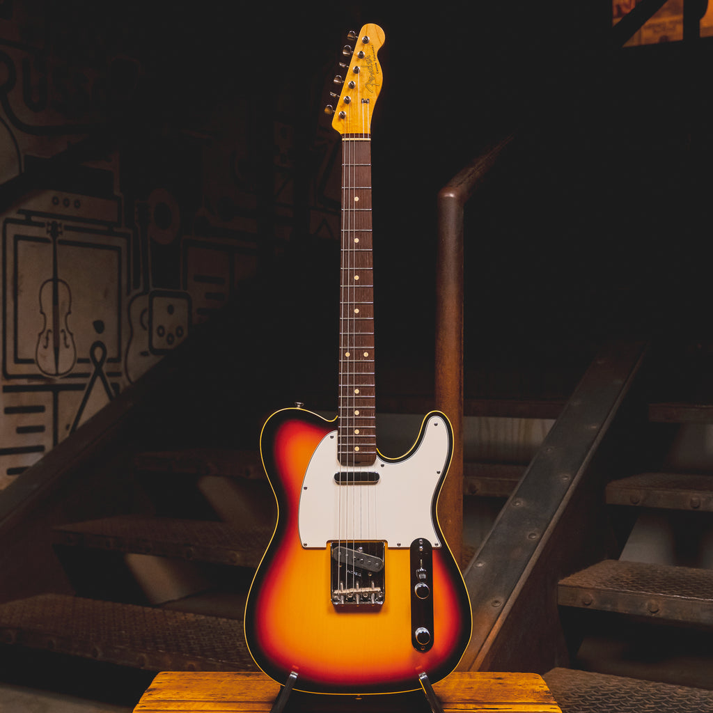 2010 Fender Custom Shop Telecaster Custom Electric Guitar, 3-Tone Sunb