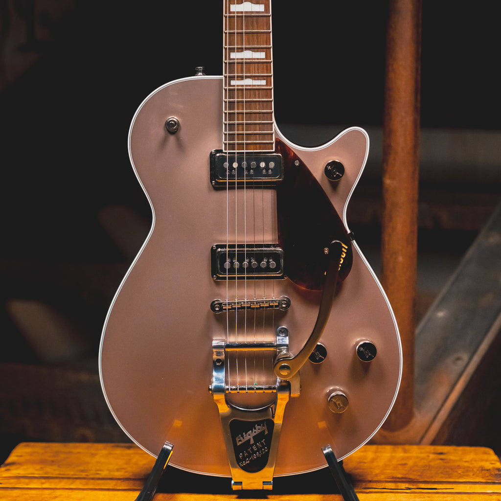 2020 Gretsch G6128T Player Edition Jet Electric Guitar, Sahara Metalli