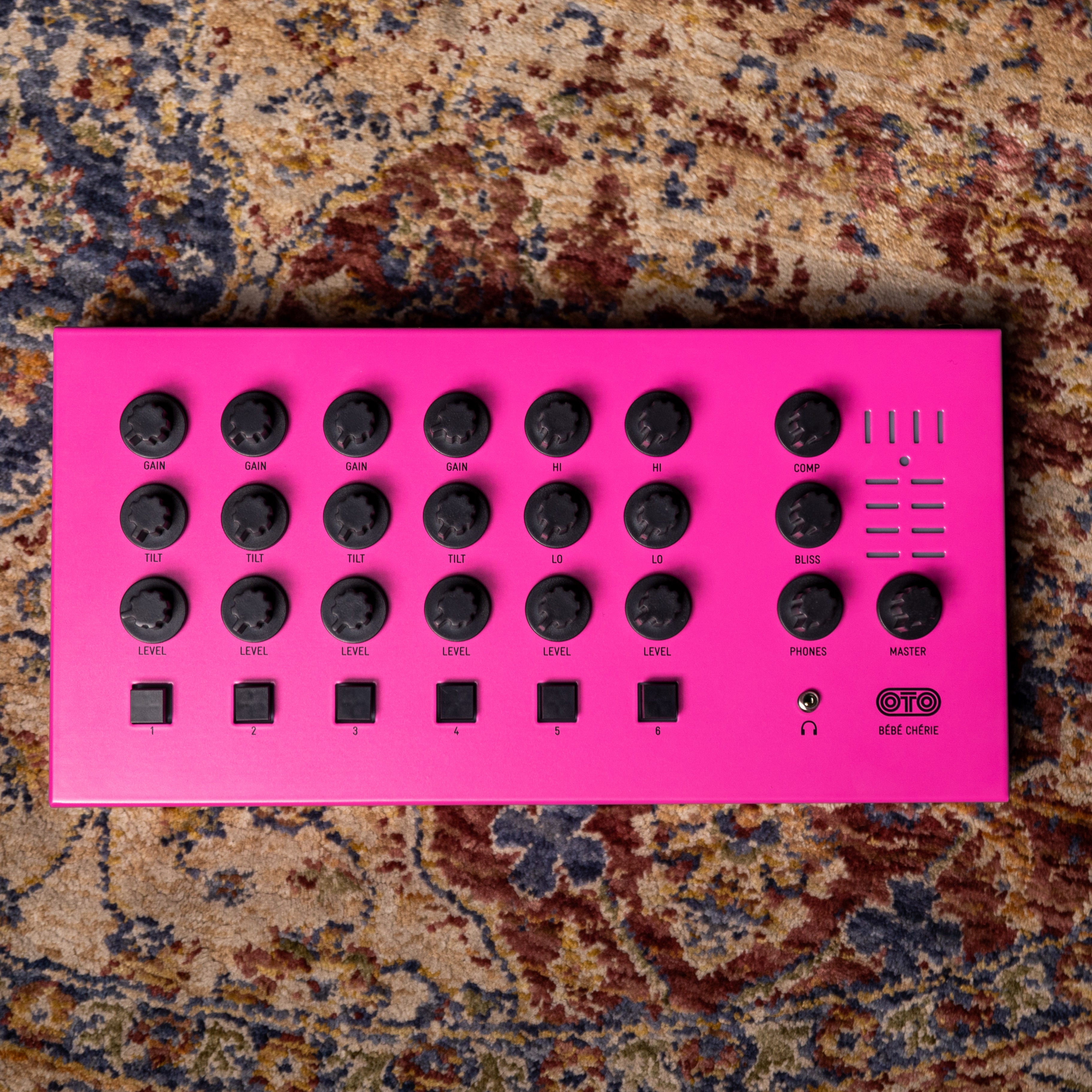 OTO Machines Bebe Cherie 6-Channel Stereo Analog Mixer w/Box - Used