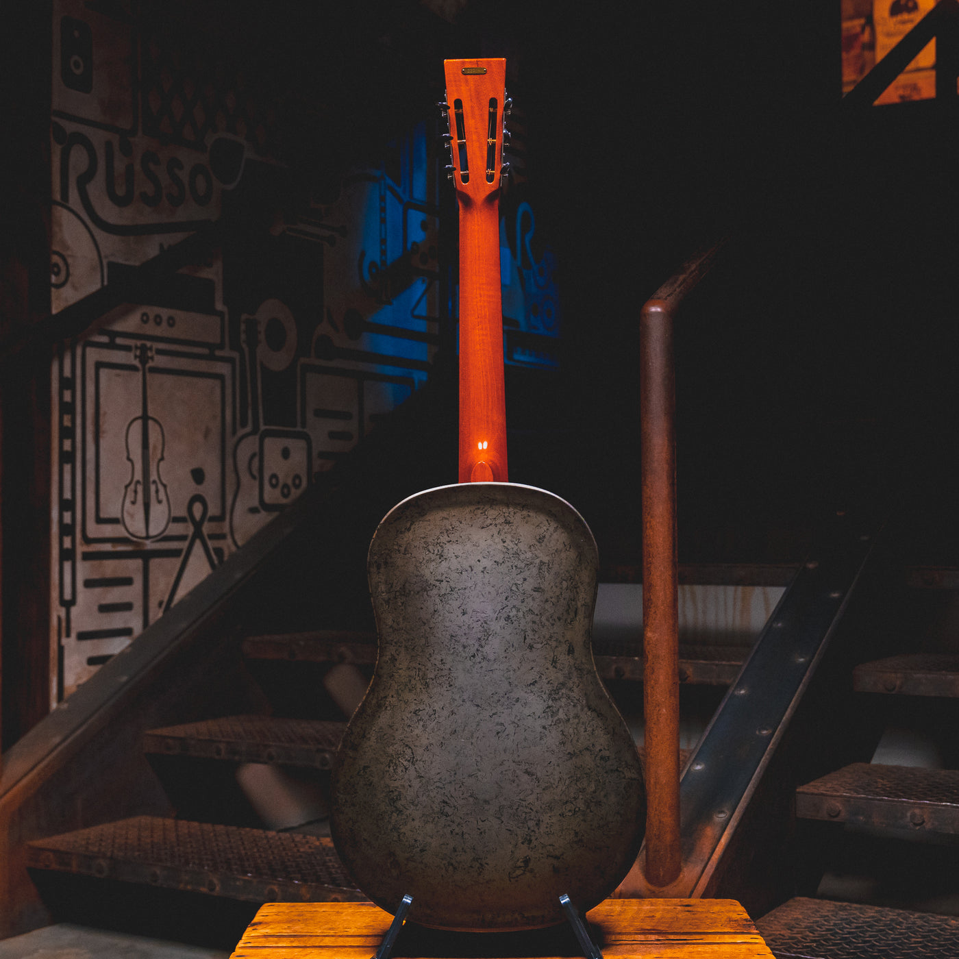 2018 National Reso-Phonic Black Rust Resonator w/ OHSC - Used