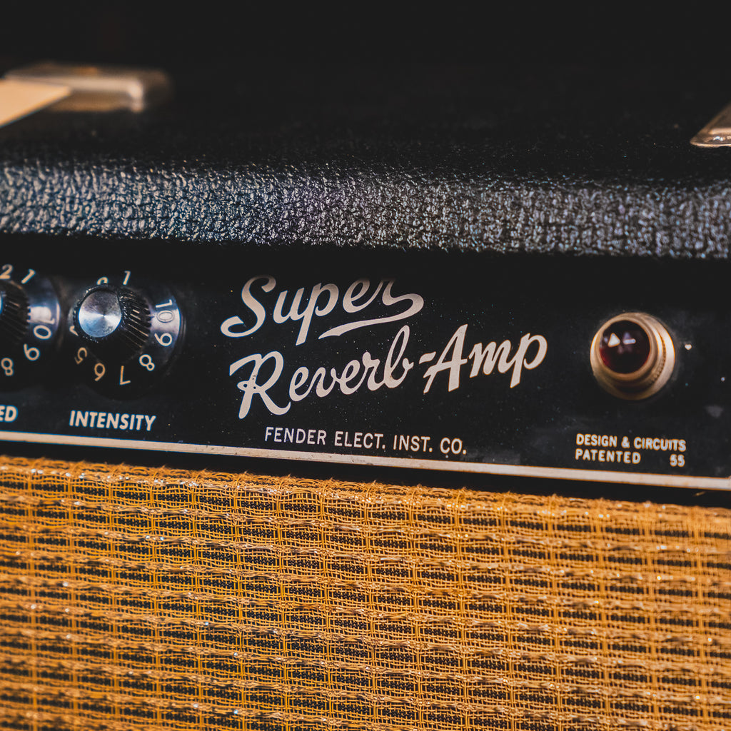 1963 Fender Super Reverb Guitar Combo Tube Amplifier
