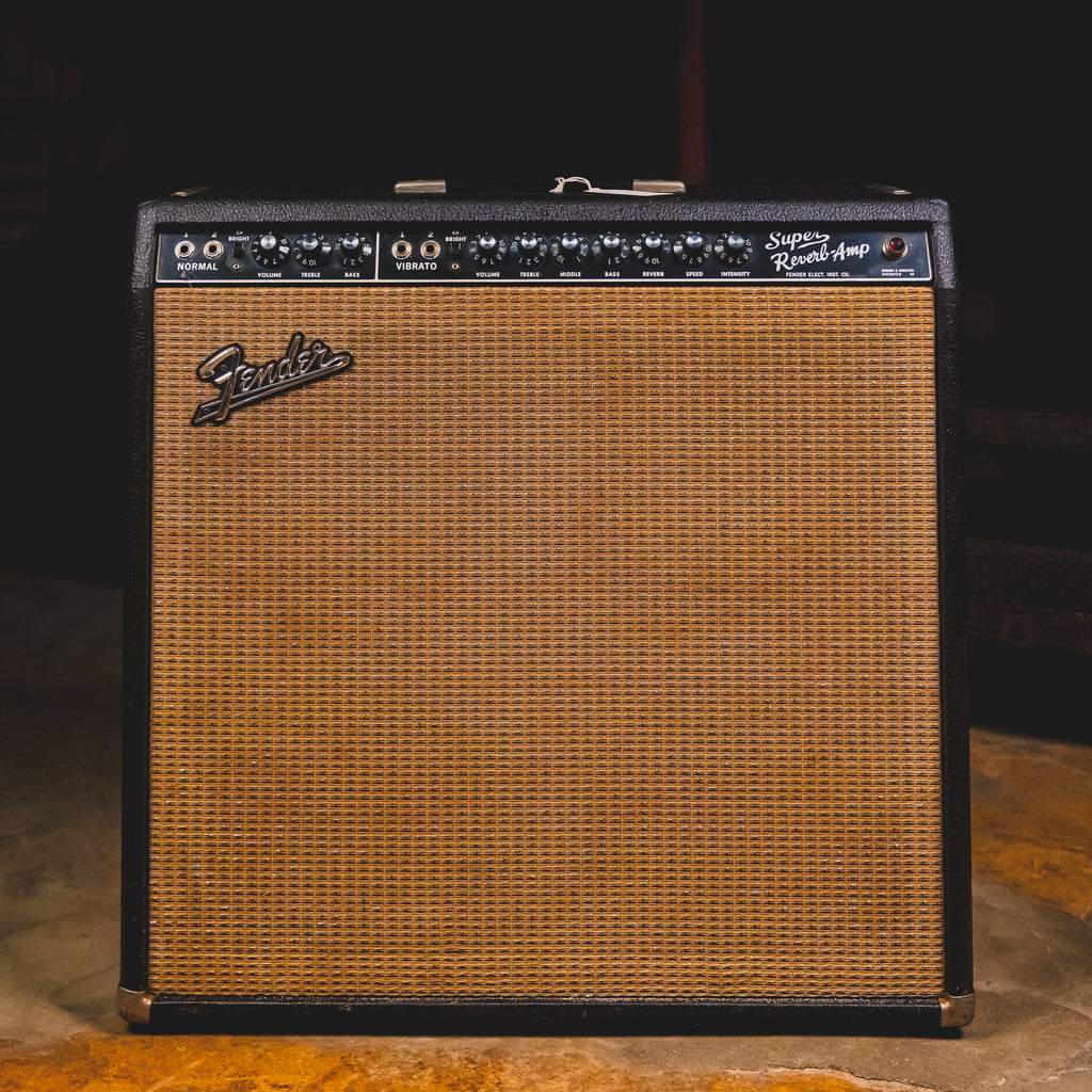 1963 Fender Super Reverb Guitar Combo Tube Amplifier