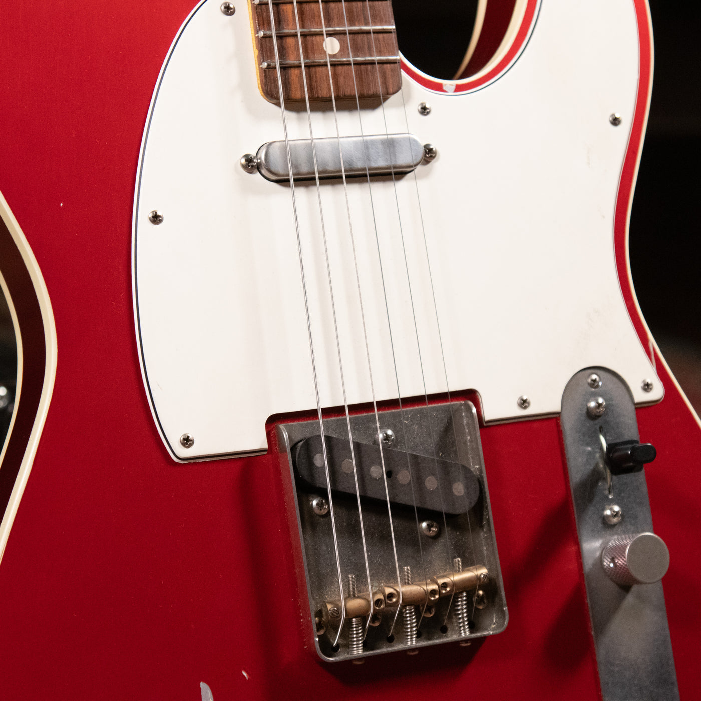 2021 Nash TC-63 Electric Guitar, Candy Apple Red w/OHSC - Used