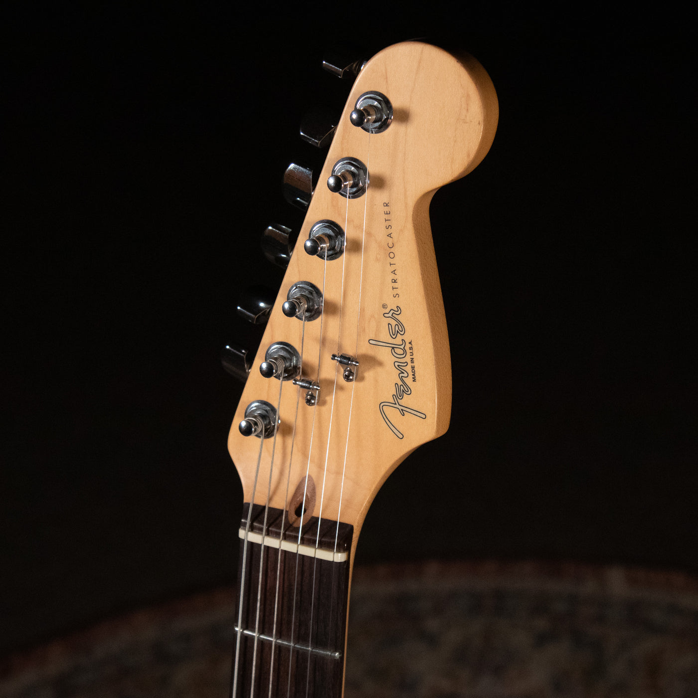 1998 Fender American Standard Stratocaster Electric Guitar, Inca Silve
