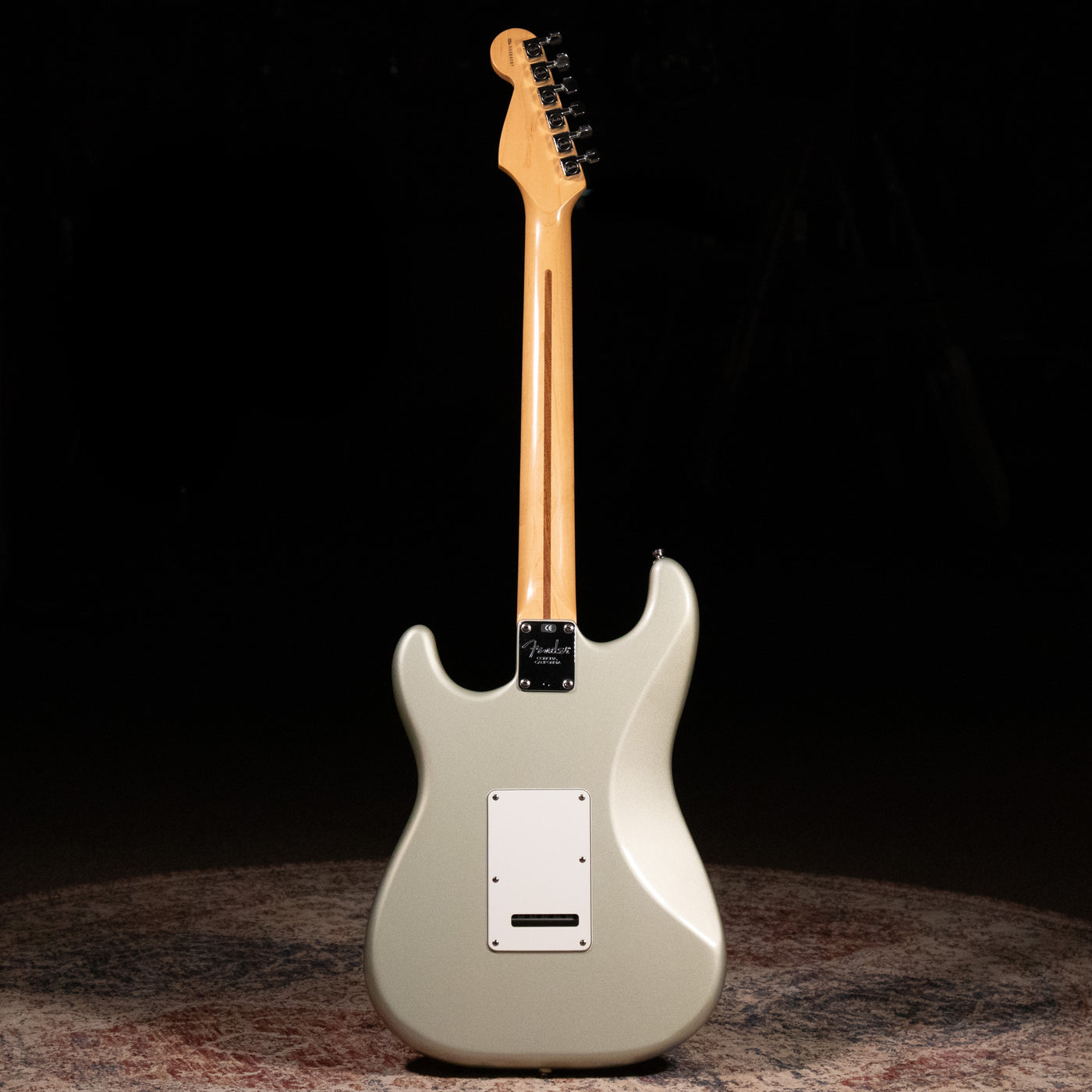 1998 Fender American Standard Stratocaster Electric Guitar, Inca Silve